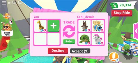Adopt Me Trading Value Wfl