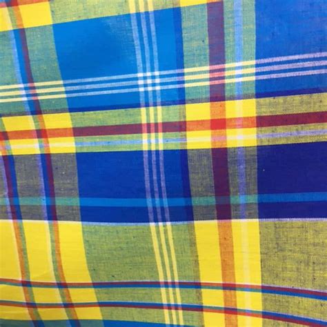 Tissu coton madras 088 au mètre à partir de 50 cm Tissus Lionel