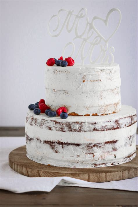 Rezept für Semi Naked Cake zweistöckig BakingLifeStories