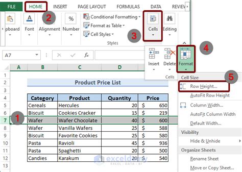Row Height Units In Excel How To Change It ExcelDemy