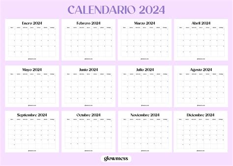 CóMo Organizar Mi Agenda Con El Calendario 2024 MéXico Hynda Laverna