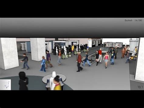PyroSim 화재 피난 호텔 백화점 압사 사고 Crowd Management 군중 관리 파이로심