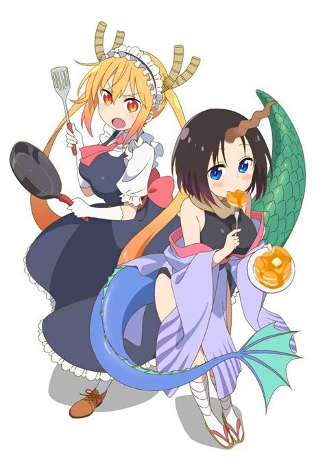 New Tohru And Elma Visual For Miss Kobayashis Dragon Maid S Coming In July Ranimeanonymous