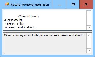 C Helper Remove Non Printable ASCII Characters From A String In C
