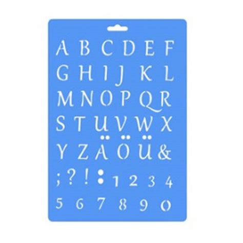 Stencil Kit Alfabetos 4 Moldes Vazados Letras E Símbolos no Shoptime