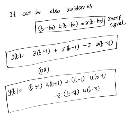 [solved] using the convolution integral find y t to the input x t h t course hero