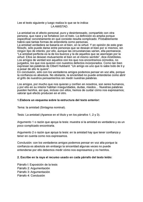 Documento sin título Lee el texto siguiente y luego realiza lo que se