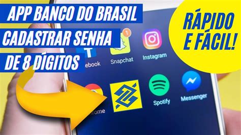 Como Cadastrar Senha de 8 Dígitos Pelo Caixa Eletrônico App Banco do