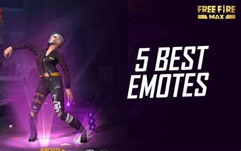 5 Best Free Fire Emotes To Get In India In MAX Version