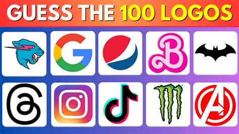 Guess The Logo In 3 Seconds 100 Famous Logos YouTube