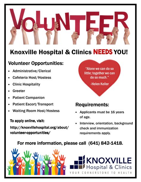 Volunteer Flyer Template Free