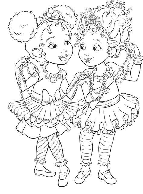 Desenhos de Fancy Nancy Para Colorir e Imprimir Pintar Grátis Online