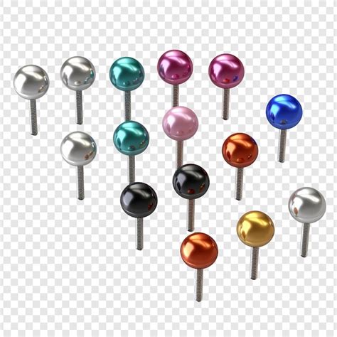 Premium Psd Pushpin Isolated On Transparent Background