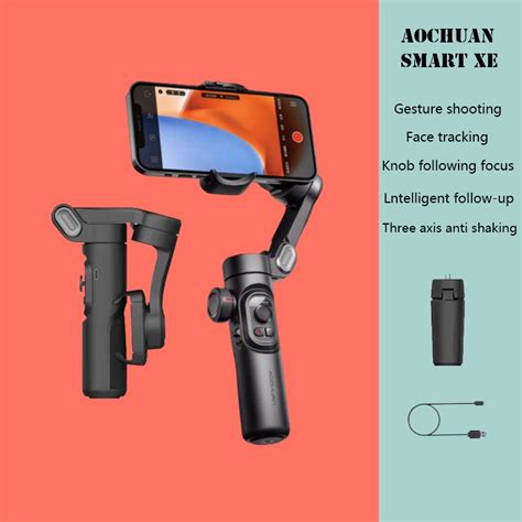 Aochuan Smart XE cầm tay 3 trục Gimbal Selfie giá đỡ chống lắc cân bằng