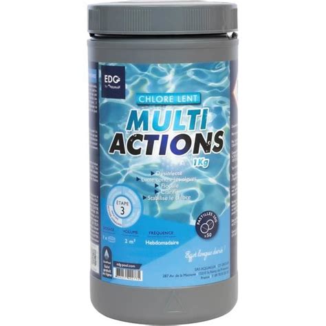 Edenea Chlore Multi Actions Piscine Pastilles G Boite Kg