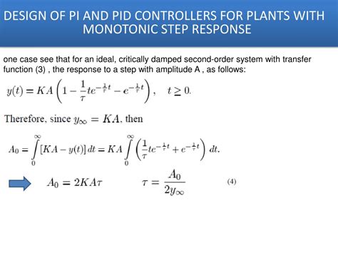 ppt design of pi and pid controllers with transient performance specification powerpoint