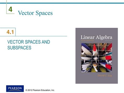 chapter 4 vector spaces part 1 slides by pearson ppt