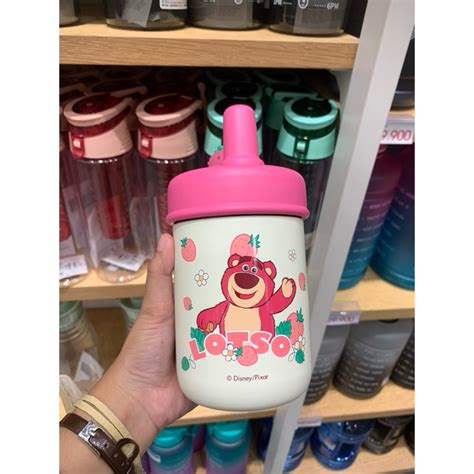 Jual MINISO Botol Minum LOTSO Stainless Sedotan Vacuum Flash DISNEY