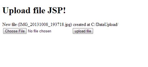 How To Upload File Using Jsp And Servlet