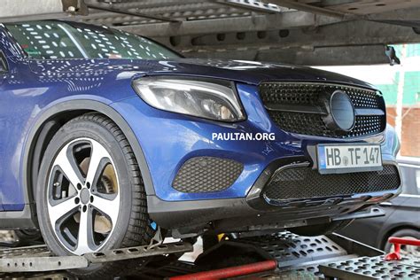 Spied Mercedes Glc Coupe X Rival Almost Naked Mercedes Glc Coupe Spy