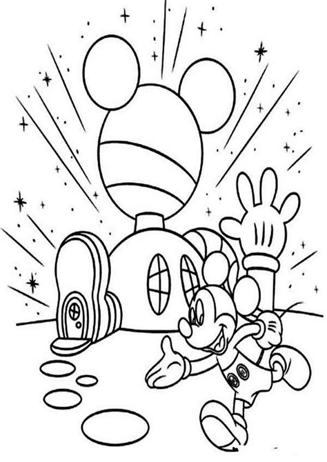 Mickey Mouse Clubhouse Coloring Pages To Print Free Wallpaper