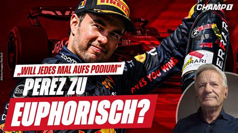 Marc Surer kritisiert Perez nach Podium Ankündigung Wäre besser er