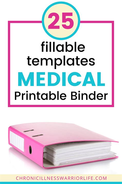 Free Printable Medical Binder