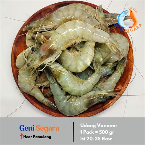 Jual Udang Vaname 1000 Gr Raja Udang Size 40 Fresh Frozen Seafood