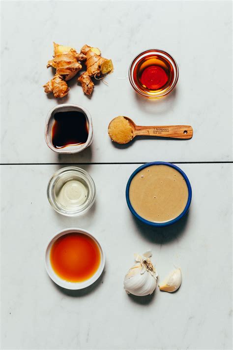 Quick Ginger Garlic Miso Tahini Dressing Minimalist Baker Recipes