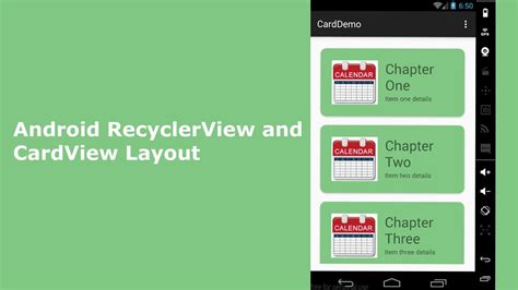 Android Recyclerview And Cardview Tutorial