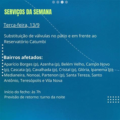Porto Alegre on Twitter RT dmaepoa AÇÕES PROGRAMADAS DA SEMANA