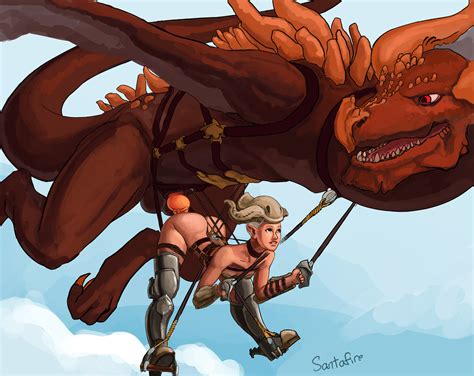 Dragon Rider By Santafire Hentai Foundry