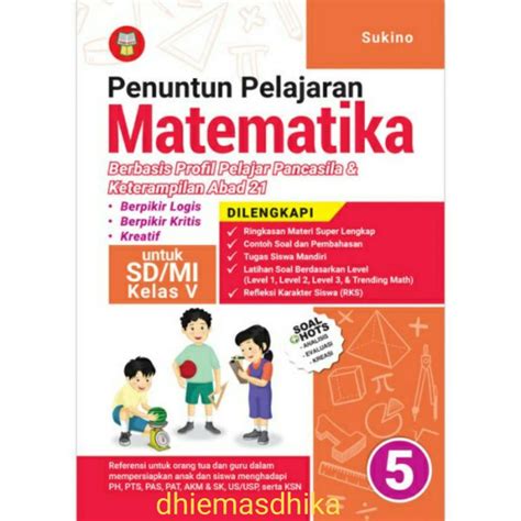 Jual BUKU RINGKASAN MATERI DAN LATIHAN PENUNTUN PELAJARAN MATEMATIKA