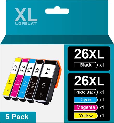 ESMOnline 10 kompatible XL Druckerpatronen 5 Farben als Ersatz für