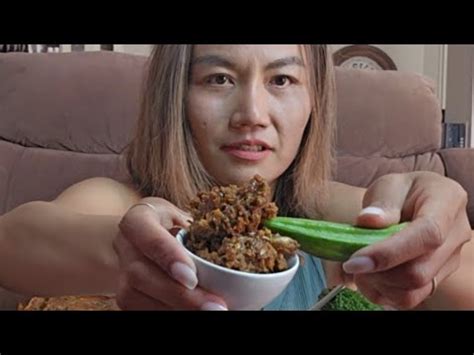 ตำบกหง ปลาทอด เอากระเจยบจมปลาแดกบองแซบสะใจ มะระขนก YouTube