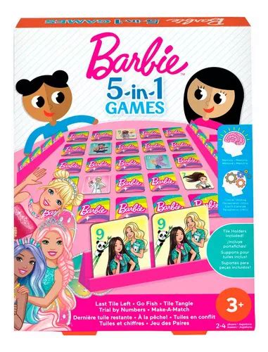 Jogo De Tabuleiro Em Da Mattel Games Preschool Barbie Mercadolivre