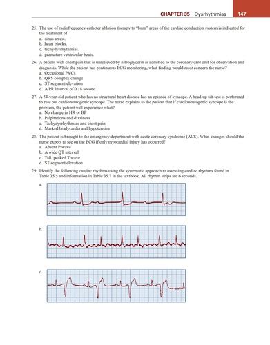 Lewis Study Guide Exam 3 Cardio Flashcards Quizlet