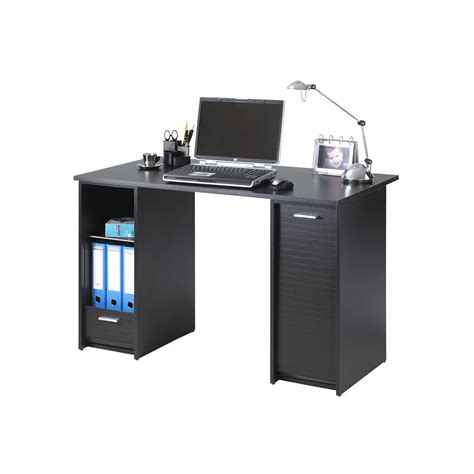 Bureau aménagement complet à rideaux Noir FENDY n1 Univers Bureau