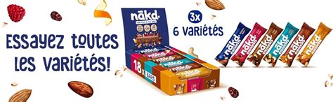 Nākd Paquet Assortiment Raw Barres De Fruits Et Noix 100 D