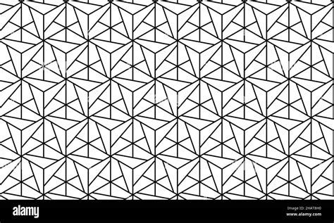 Dibujo lineal Patrón geométrico sin costuras para fondo y fondo de