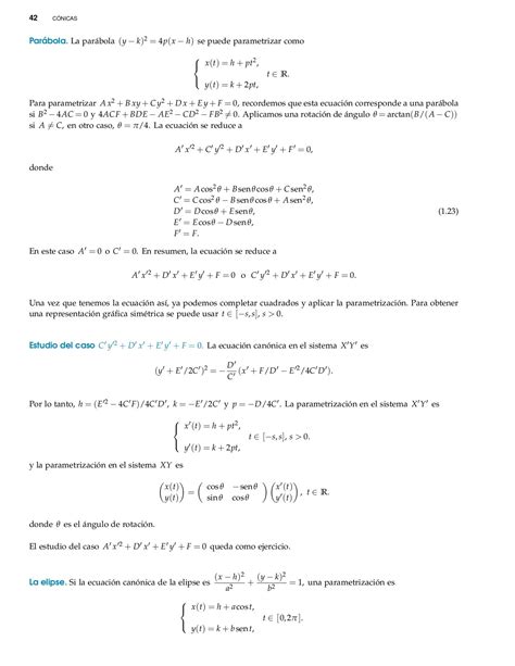 Geometría analítica conicas Ciencia Solar Literatura científica
