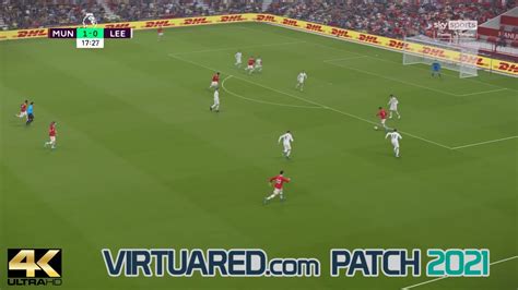 4K EFootball PES 2021 VirtuaRED V4 1 Ultra Realistic Graphics Mods