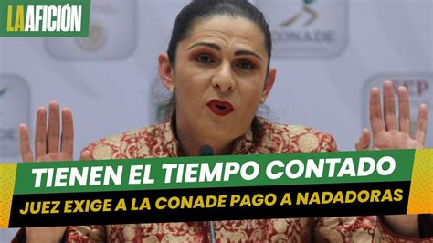 Juez hace último llamado a Conade para que pague becas a nadadoras