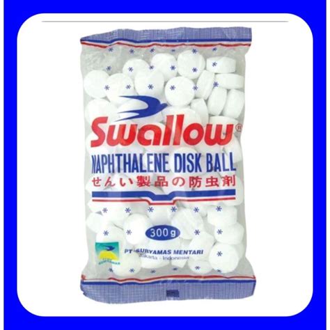 Jual Kamper Putih Kapur Barus Swallow Naphthalene Disk Ball Gram