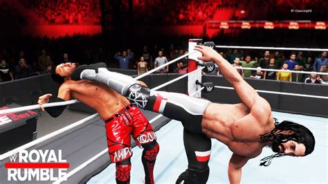 Wwe K Men Royal Rumble Match Wwe K Gameplay Ps Youtube