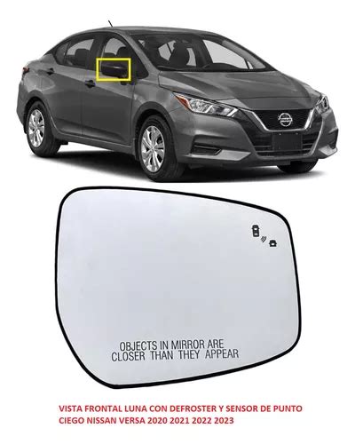 Luna Espejo Lateral Derecho Nissan Versa C Sen P Ciego Env O Gratis