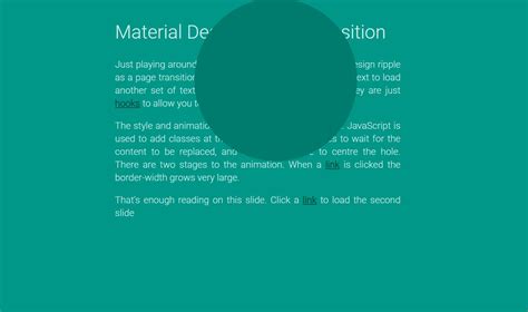 25 CSS Page Transitions Effect Examples With JavaScript OnAirCode