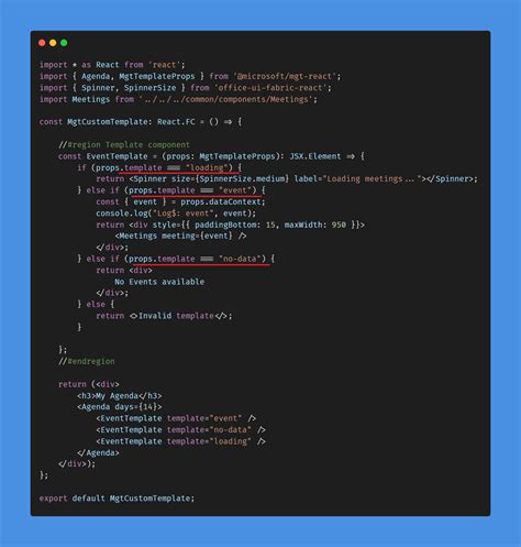 How To Add Custom Template In Microsoft Graph Toolkit In SPFx Solution