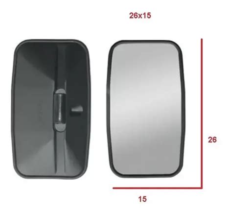 Par Espelho Retrovisor Universal Pequeno F Kombi