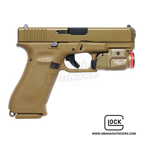 Glock 19X Gen 5 Coyote Tan Pistol 17 19 RD 9mm Streamlight TLR7A